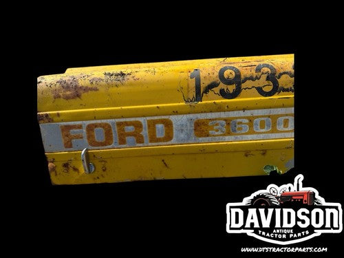 Ford 3600 Left Hand Hood Panel Antique Tractor – DAVIDSON TRACTOR PARTS ...