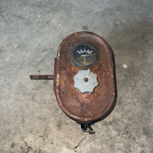 Farmall H M IH tractor ORIGINAL amp gauge box w/ light switch ...