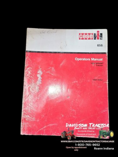 CASE 656 Tractor Operator's Manual 1082671R2 REV-7 – DAVIDSON TRACTOR ...