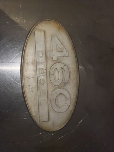 Farmall 460 RC IH tractor ORIGINAL front side panel oval emblem badge ...