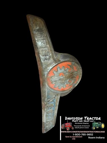 FORD, FORDSON, SUPER MAJOR TRACTOR FRONT HOOD EMBLEM – DAVIDSON TRACTOR ...